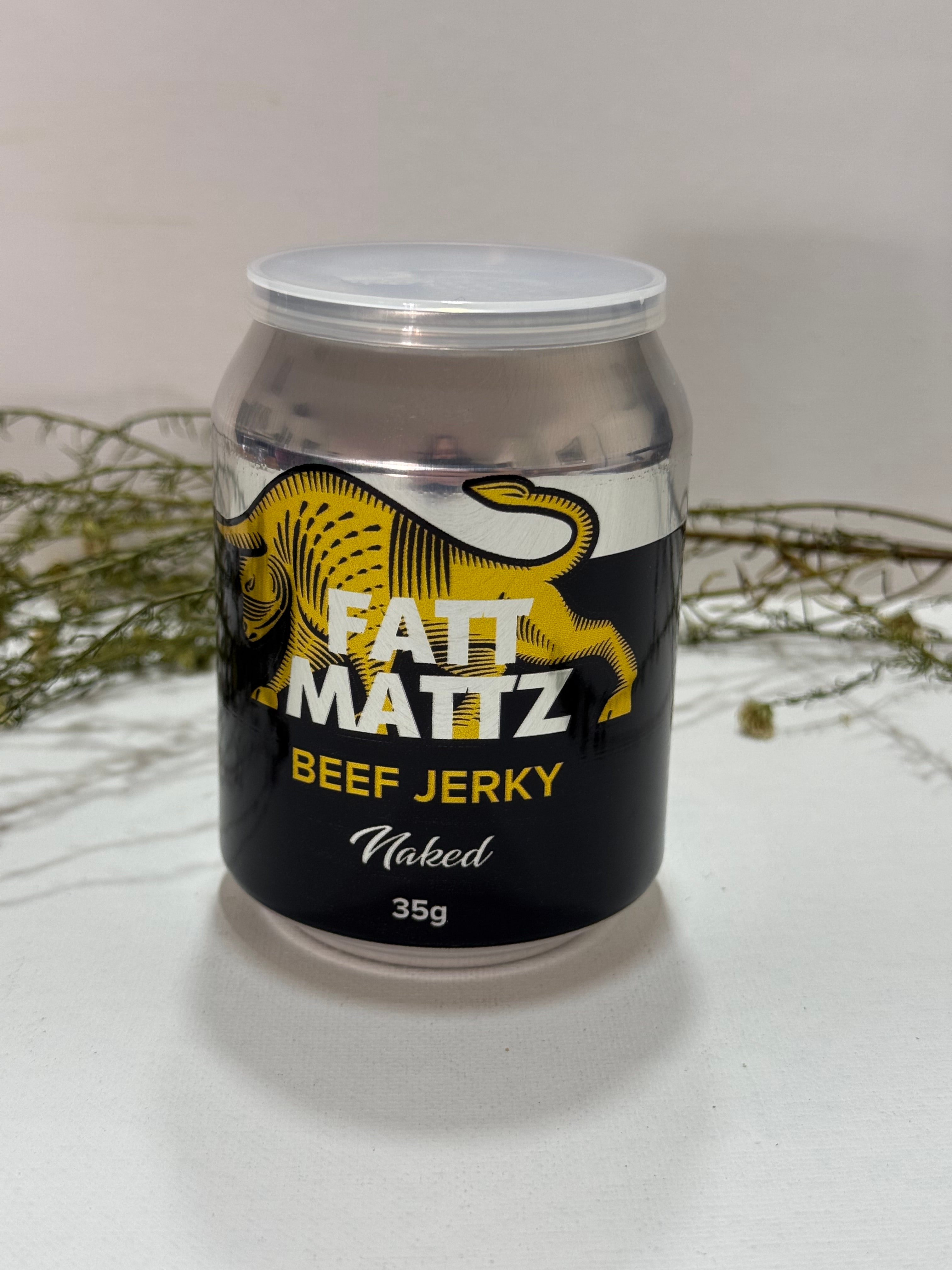 Fat Mattz Beef Jerky- Naked | Shop Co.